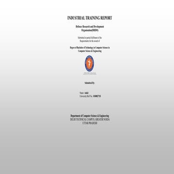 Training Report DRDO.pptx