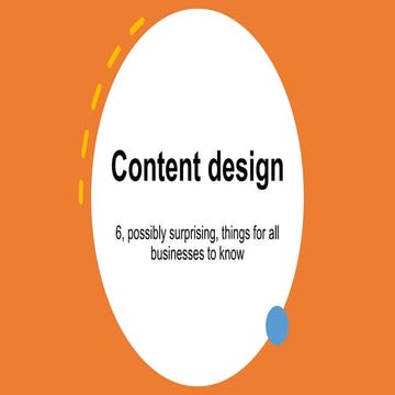 6 essential things for businesses to know about content design | PPT