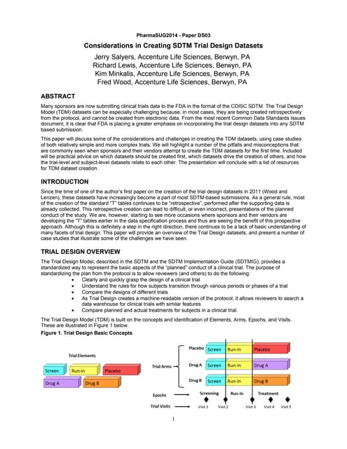 SDTM (Study Data Tabulation Model) | PPTX