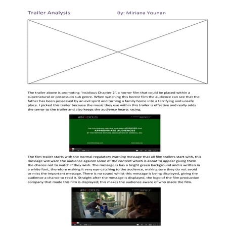 Trailer analysis | PDF