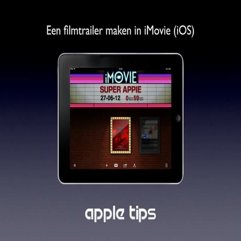 Een filmtrailer maken in iMovie (iOS) | PDF