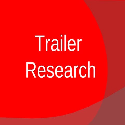 Trailer Presentation | PPT