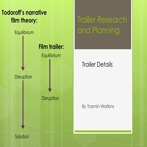 Film trailer Research and Planning | PPT