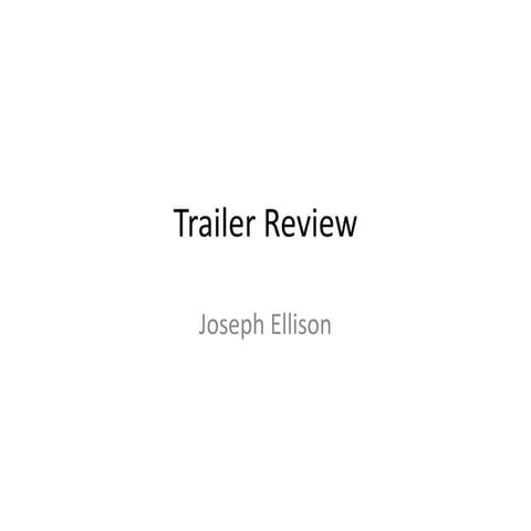 Trailer review | PPTX