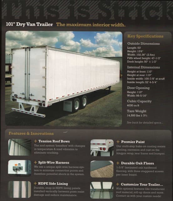 Cartwright Double Deck Trailer Spec | PDF