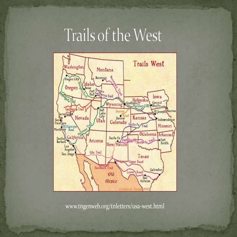 Trails of the West | PPTX | Western | Genres