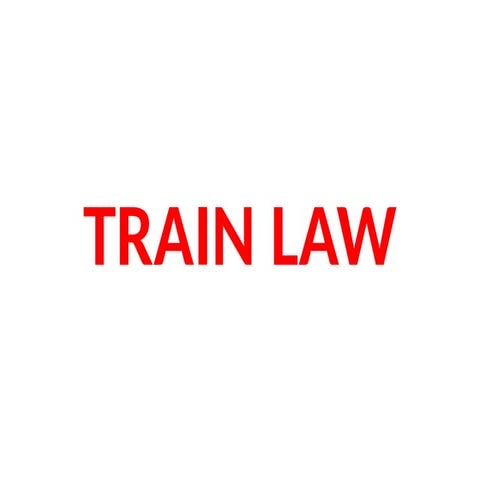 Train Law | PDF