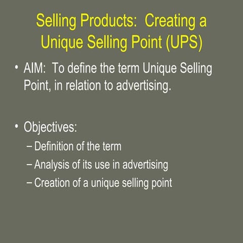 Trainer+ads+analysis+usp | PPT | Business | Business and Finance