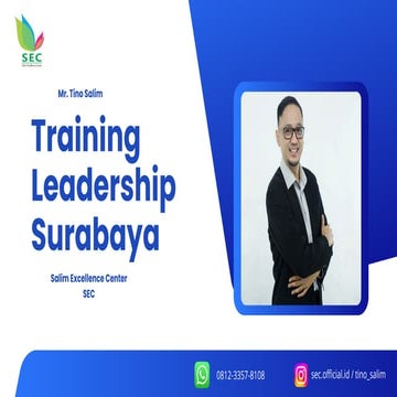 TRAINING LEADERSHIP SURABAYA WA 0811 3631 414 | PDF