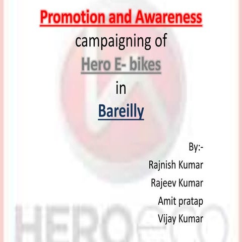 HERO ELECTRIC PPT | PPTX
