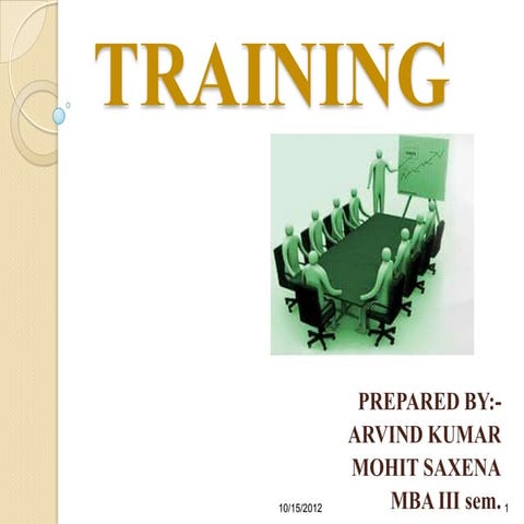 Training | PPT