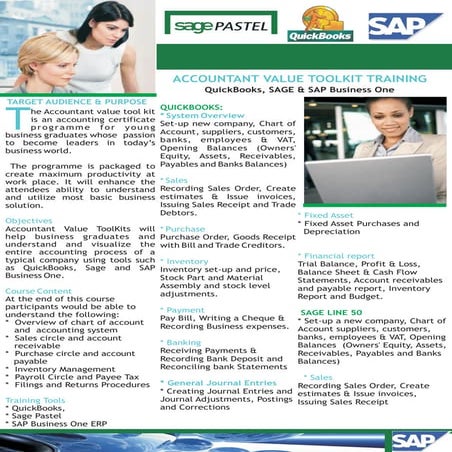 SAP Training, QuickBooks, Sage Pastel Peachtree Accounting Software in ...