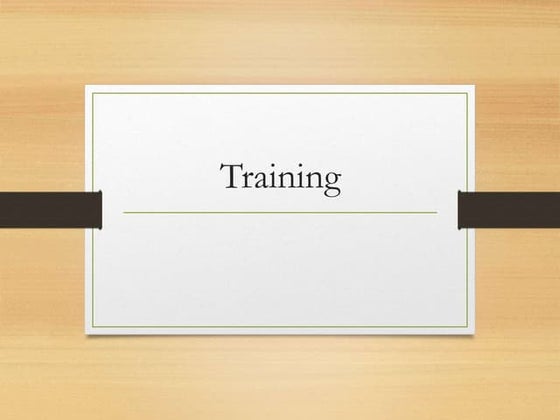Training for quality | PPT | Human Resources | Business