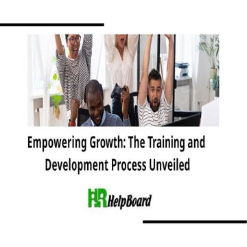 training-and-development-process ,Steps of Training and Development | PPTX