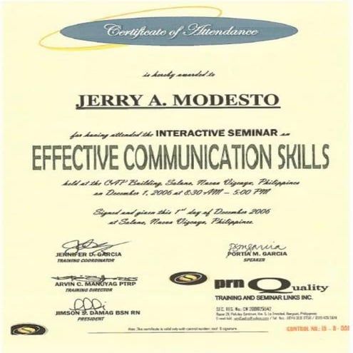 effective communication skills | PDF