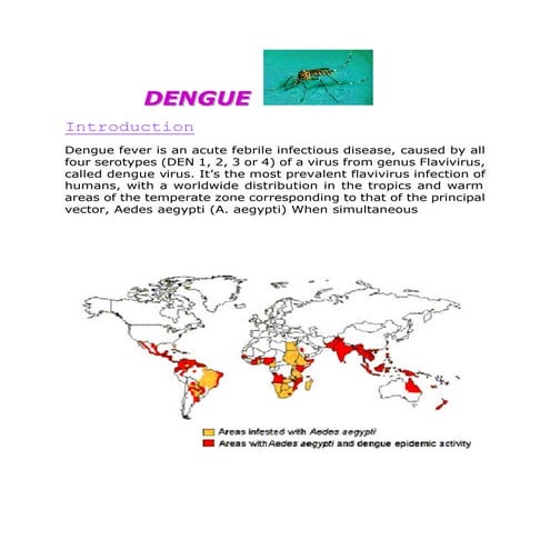 Training Manual Dengue...disease/diagnosis/and treatment stratergies | PDF