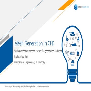 CFD Lecture (3/8): Mesh Generation in CFD | PPTX