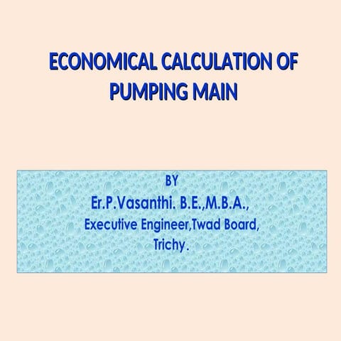 Ecomomical size -PUMPING MAIN-16.2.22.ppt