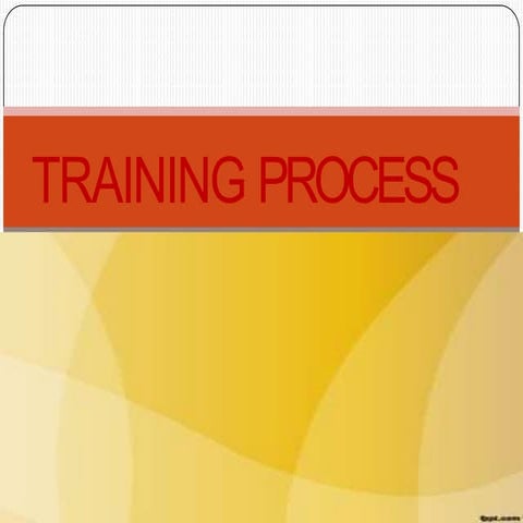 Training | PPT