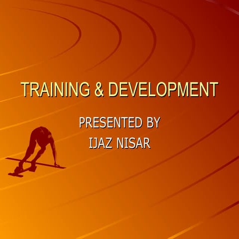 Training %26 development | PPT
