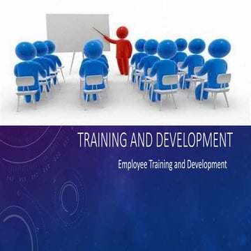 Training and development | PPT