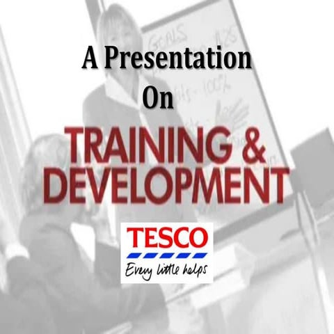 Training and Development at TESCO | PPTX