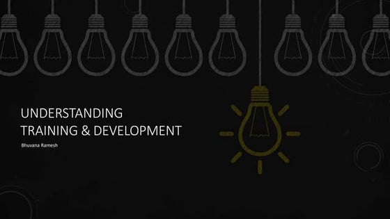 Training & development | PPTX
