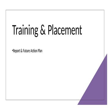 Training and Placement _Action Plan.pptx