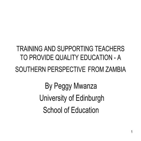 Teacher training | PPT