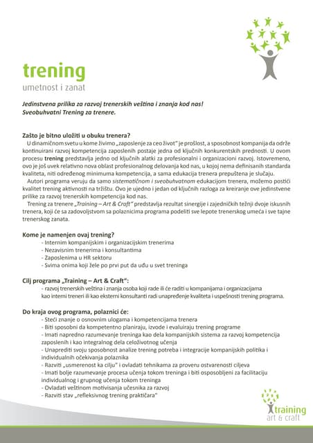 Training - Art And Craft | PPT