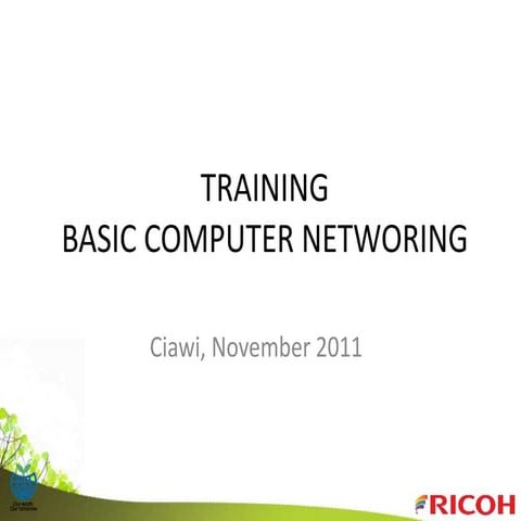 Training basic computer networing | PPTX