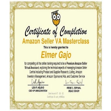 Training certificates | PPT