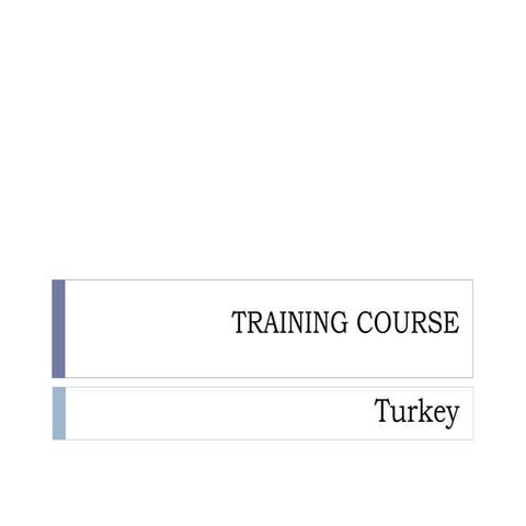 Training course | PPT