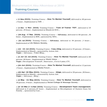 WOCAN Training Summary | PDF