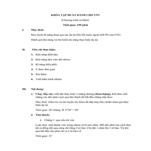 Training course for ocip | PDF