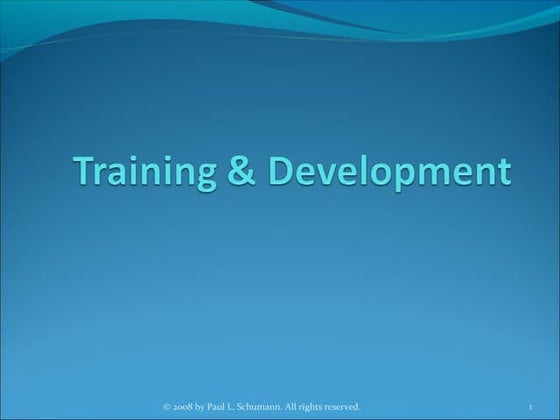 Training Needs Analysis | PPT