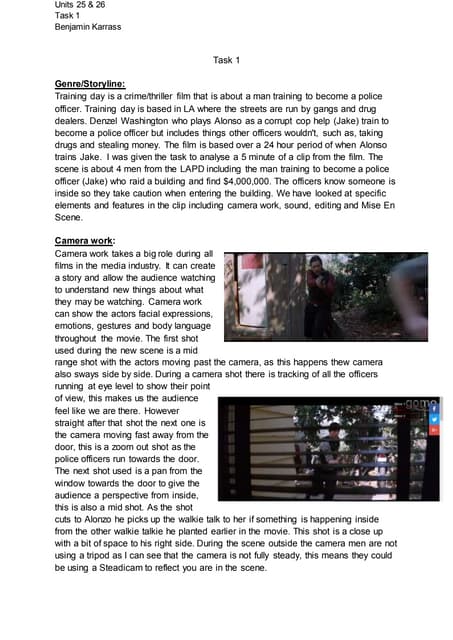 Training Day Analysis | DOCX