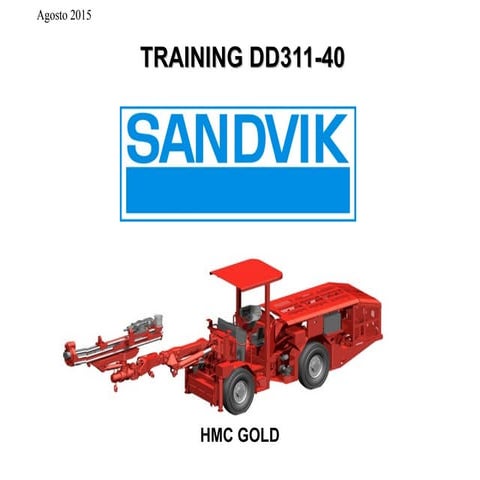 Training DD311-40-HMC GOLD Sandvikkk.ppt