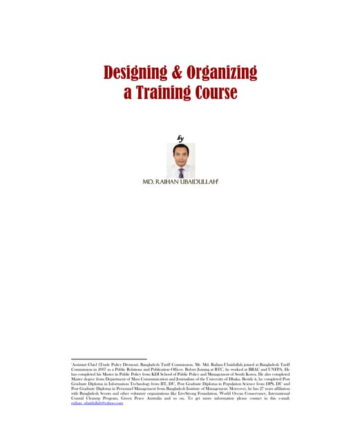 Final training design | PPT