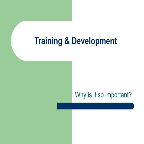 Training & Development | PPT