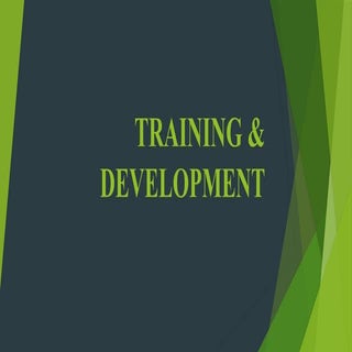TRAINING and development of the chapters controlling plustwo business studies | PPTX