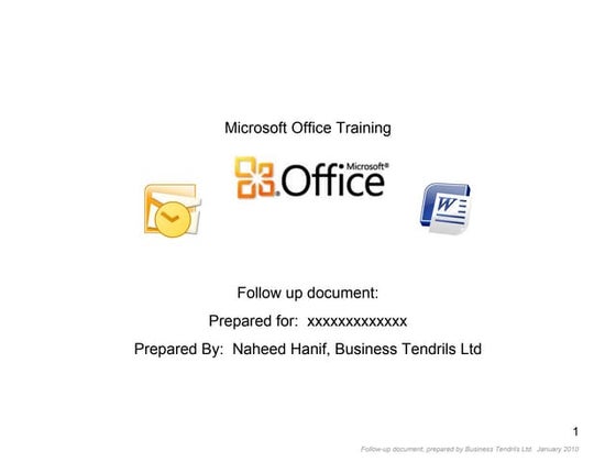 How to create Outlook Form with example | PPTX | Email | Internet