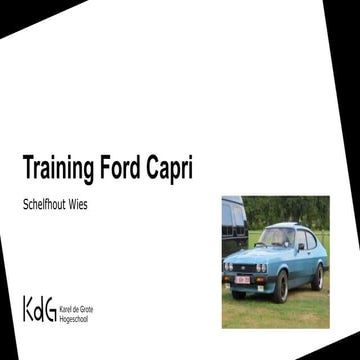Training ford capri | PPTX