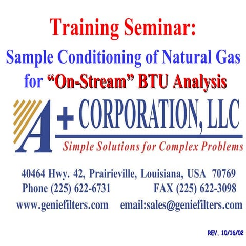 Training gas chromotograph | PPT