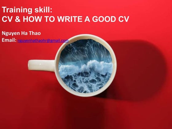 Cv writing workshop | PPTX