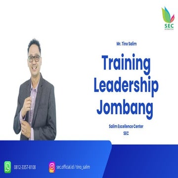 TRAINING LEADERSHIP JOMBANG WA 0811 3631 414 | PDF