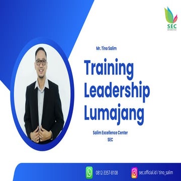 TRAINING LEADERSHIP LUMAJANG WA 0811 3631 414 | PDF