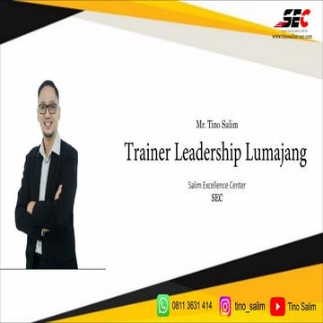 Trainer Leadership Lumajang WA 0811 3631 414 | PDF