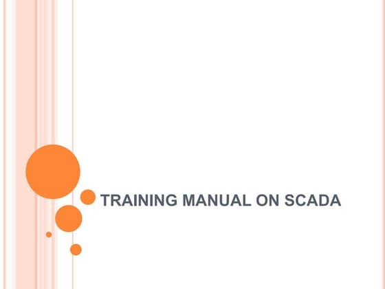 Introduction to SCADA | PPTX | Operating Systems | Computer Software and Applications