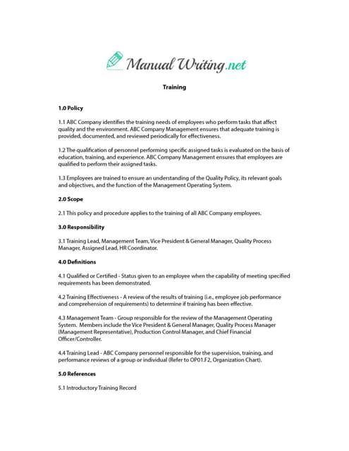 User Manual Sample | PDF